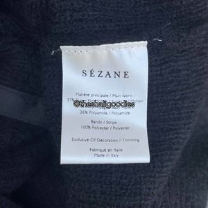 Sezane | Sweaters | Sezane Garance Jumper Black Knit Cardigan Mohair ...